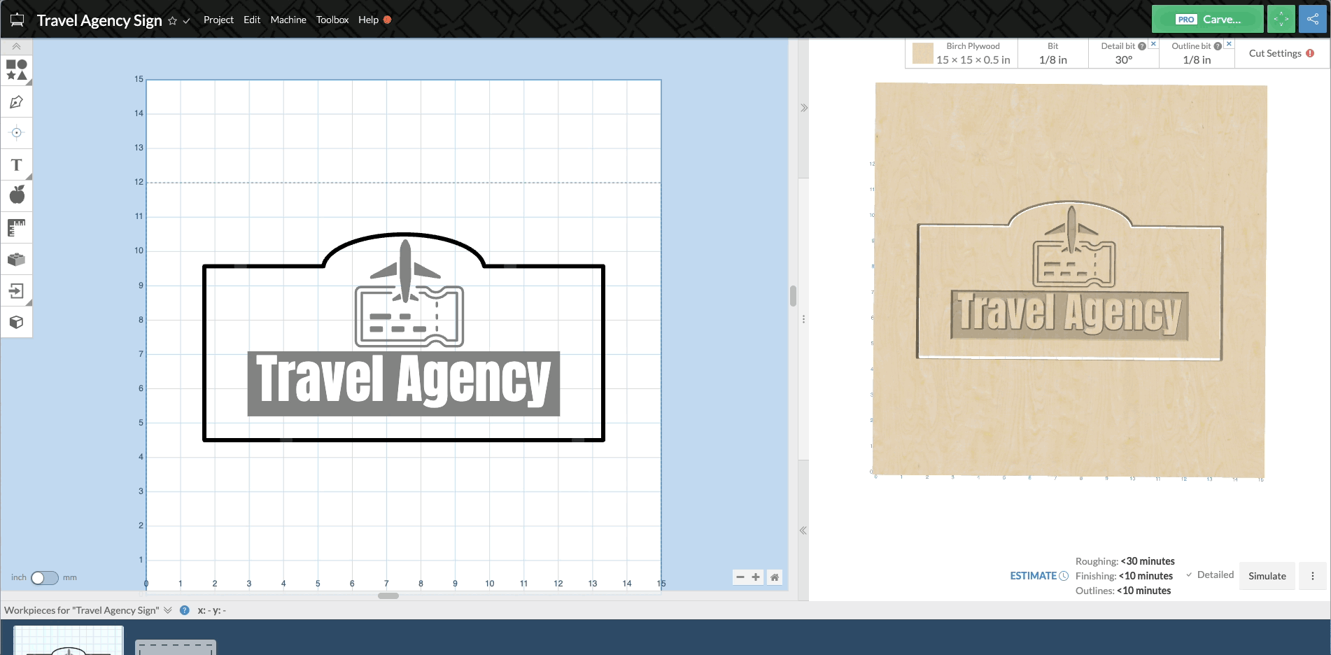 Outline Bit – Easel Support Center