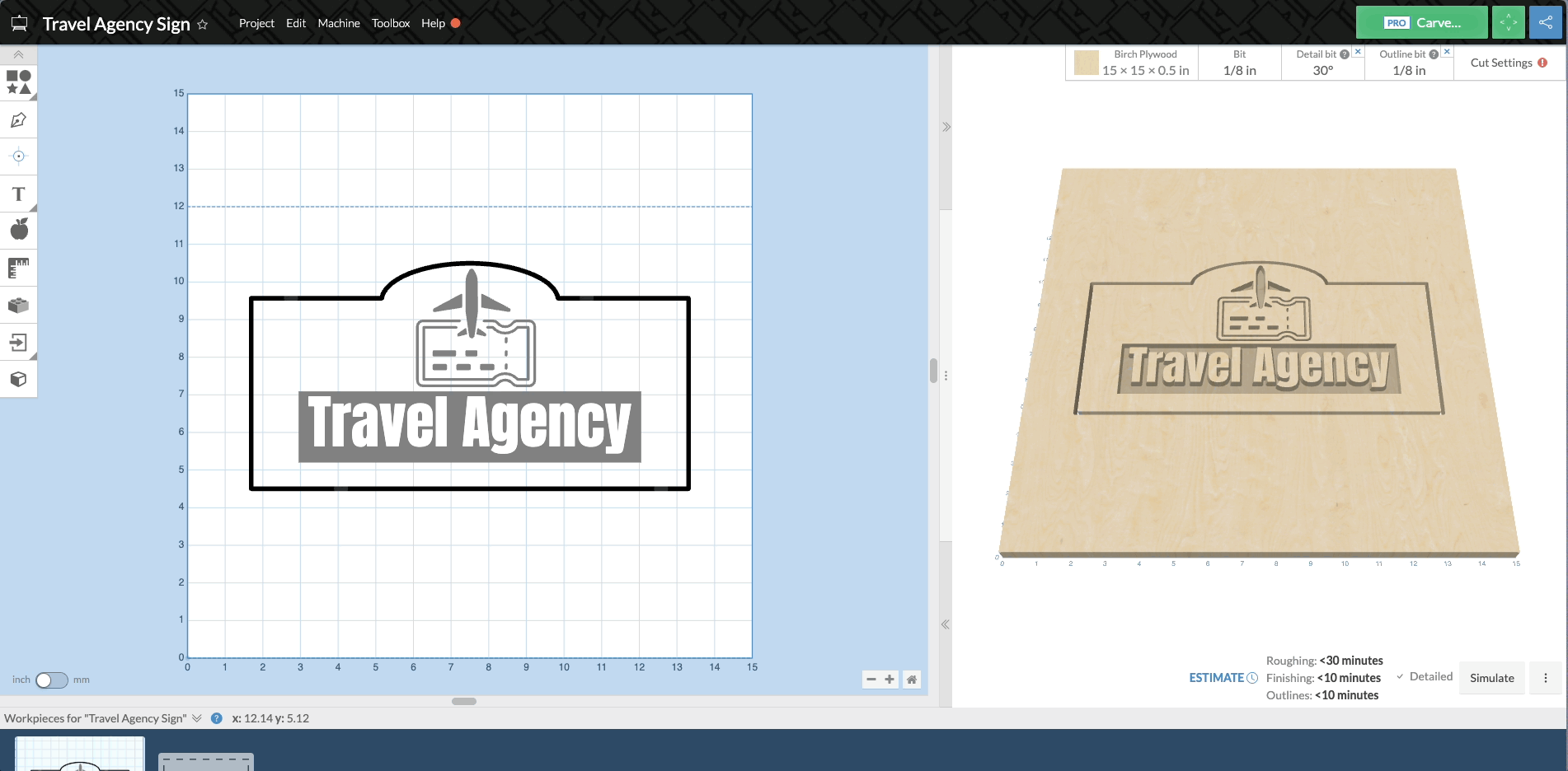 Outline Bit – Easel Support Center